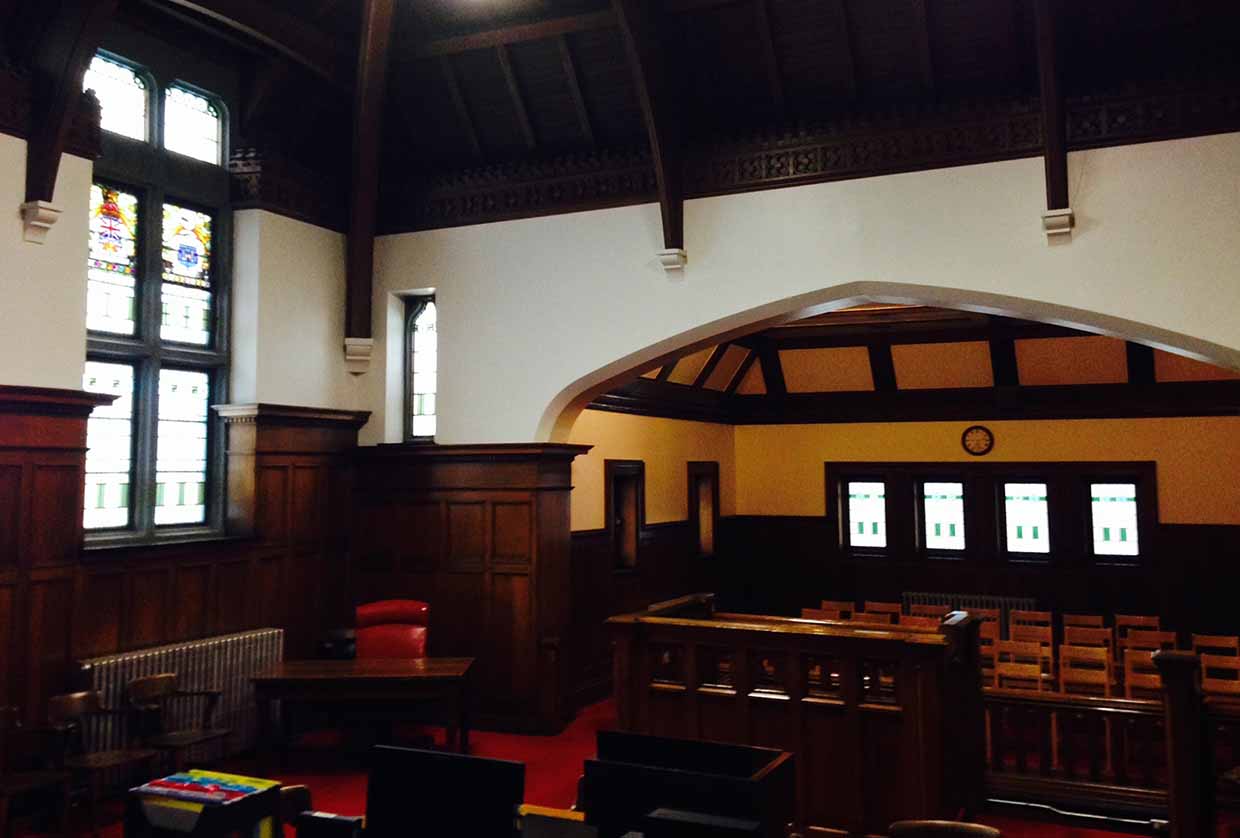 The Fernie Court House Heritage Building in Fernie BC